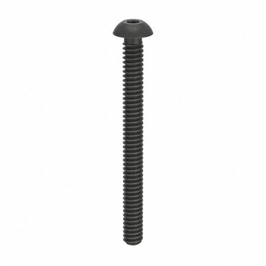 #6-32 Thread Size, 1 1/2 in Lg, Socket Head Cap Screw - 42JF27|B07150 ...