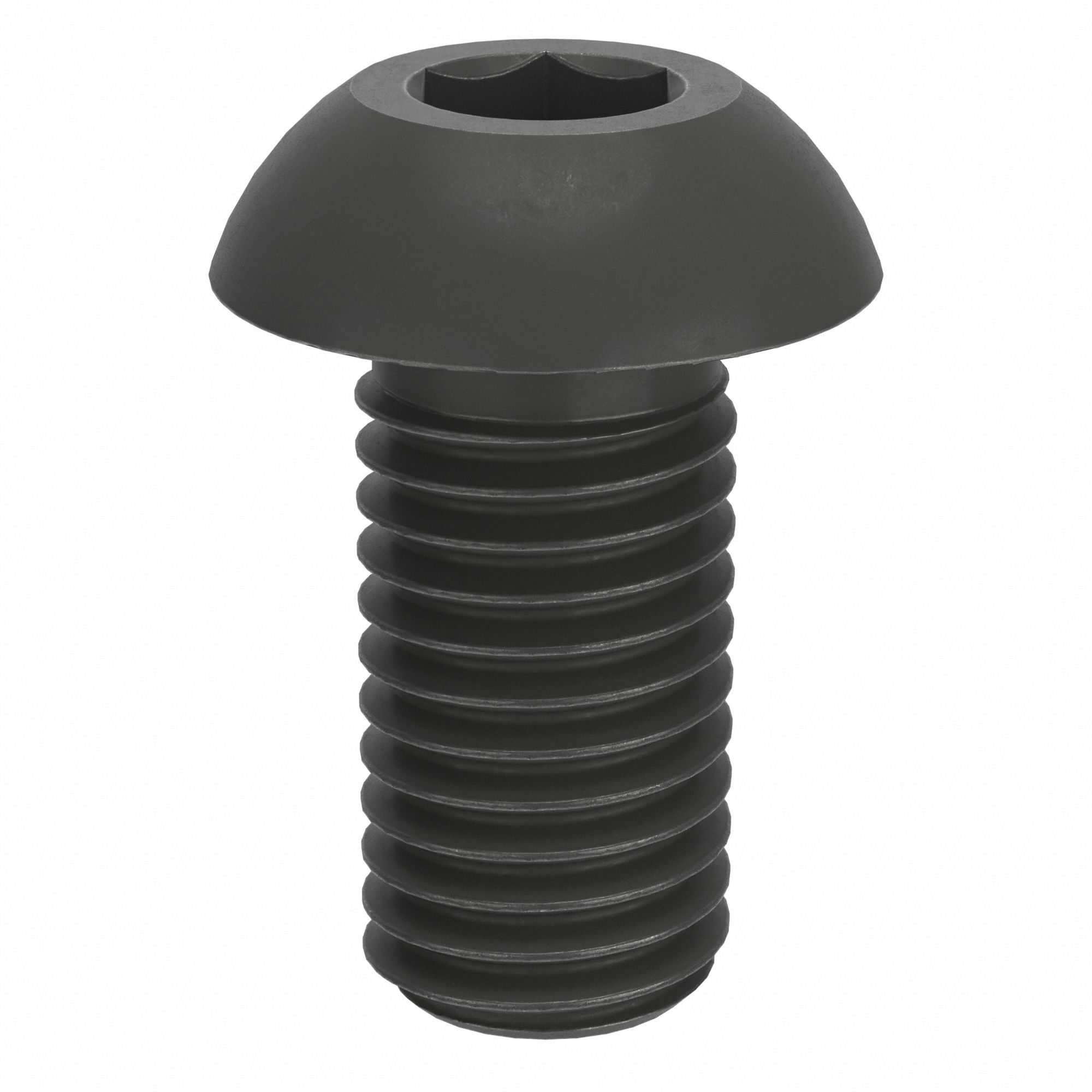 1/4"-28 Thread Size, 1/2 in Lg, Socket Head Cap Screw - 42JG65|B07230 ...