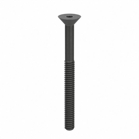 #2-56 Thread Size, 1 in Lg, Socket Flat Head Screw - 42JG88|B07410.008. ...