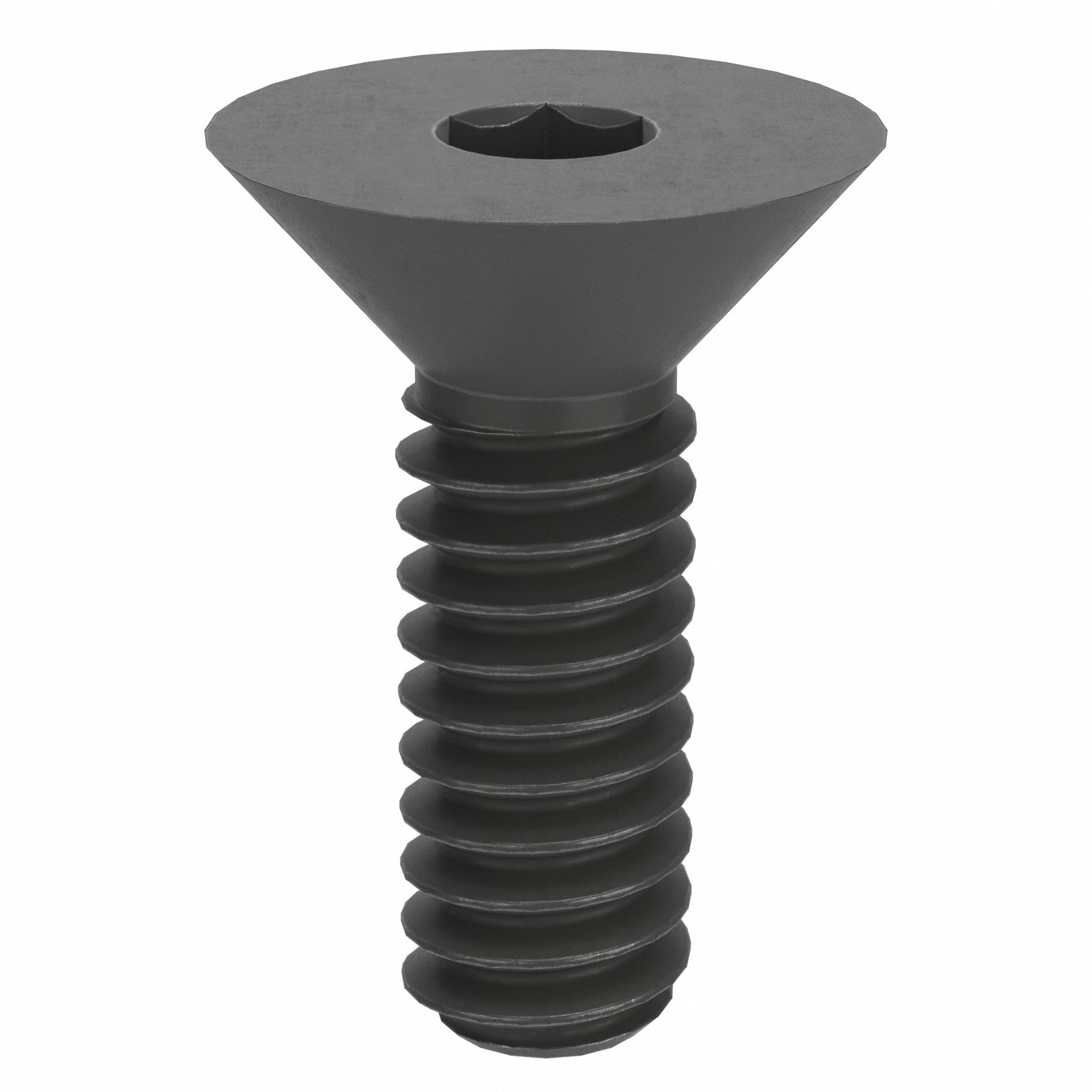 #3-48 Thread Size, 5/16 in Lg, Socket Flat Head Screw - 42JG91|B07410 ...