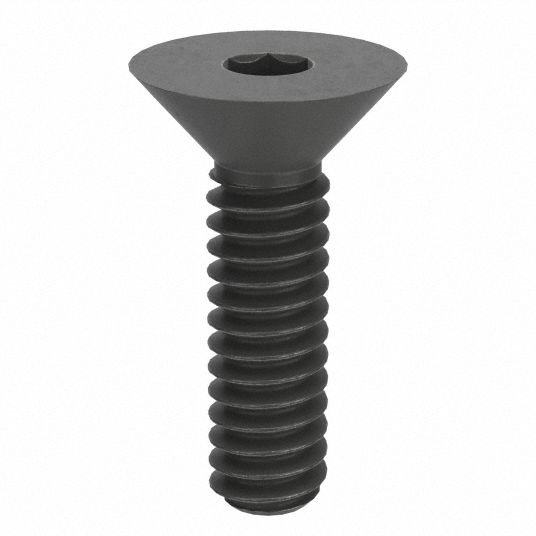 #3-48 Thread Size, 3/8 in Lg, Socket Flat Head Screw - 42JG92|B07410 ...