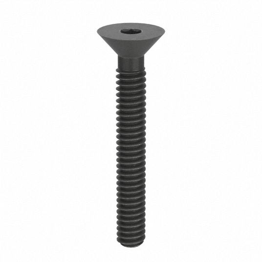 #3-48 Thread Size, 3/4 in Lg, Socket Flat Head Screw - 42JG95|B07410 ...
