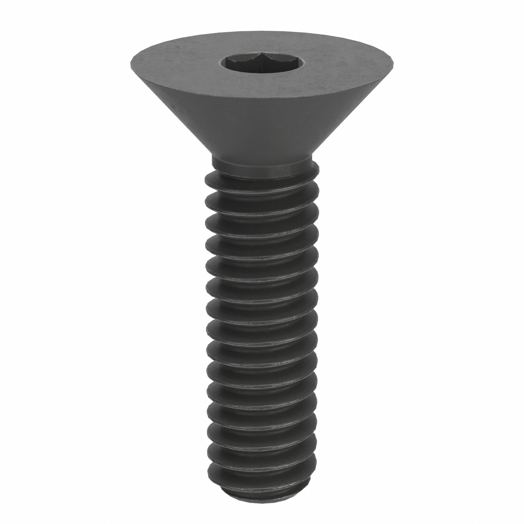 #5-40 Thread Size, 1/2 in Lg, Socket Flat Head Screw - 42JH11|B07410 ...