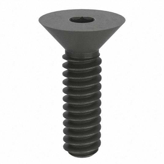 #6-32 Thread Size, 1/2 in Lg, Socket Flat Head Screw - 42JH22|B07410 ...
