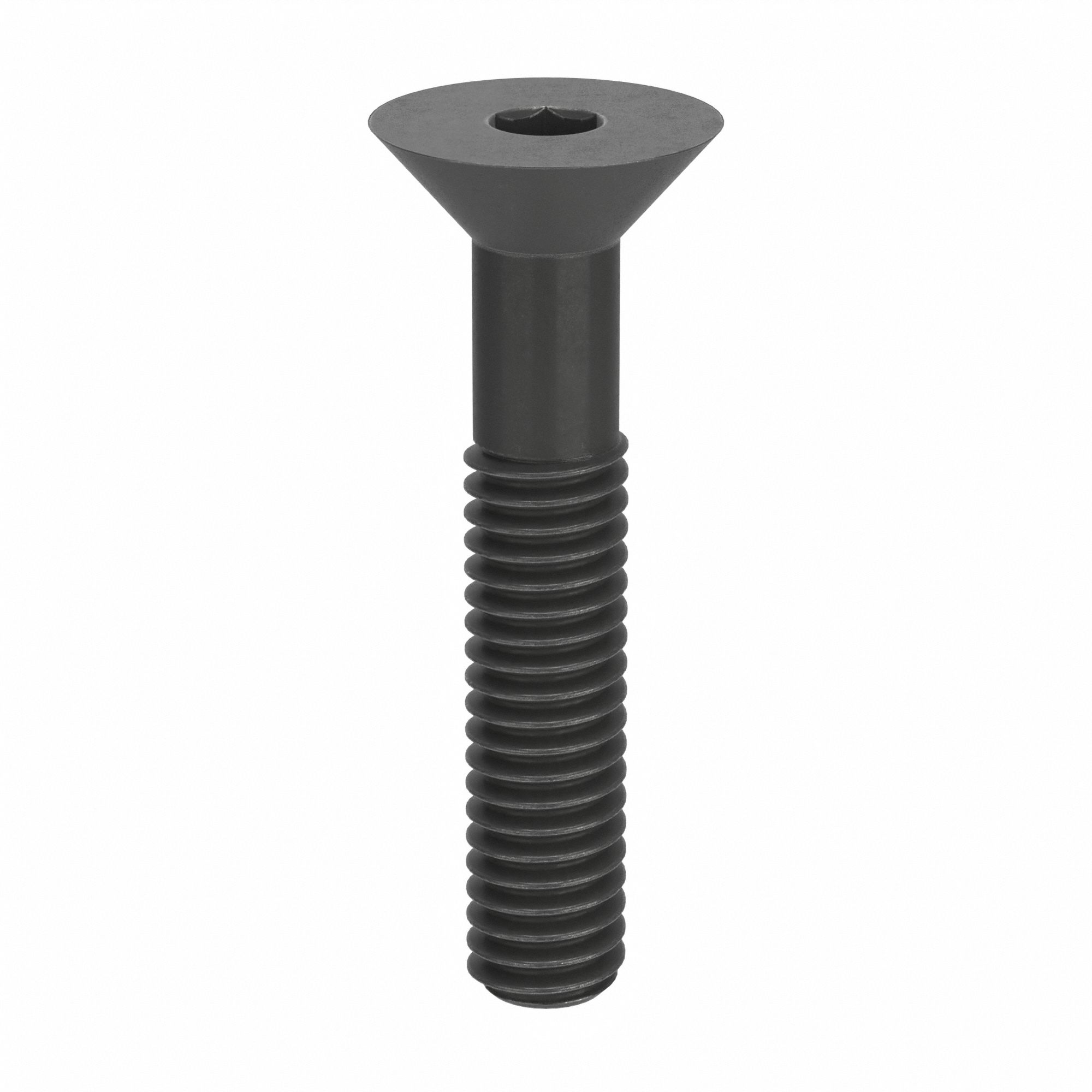 5/16"-18 Thread Size, 1 3/4 in Lg, Socket Flat Head Screw - 42JH90 ...
