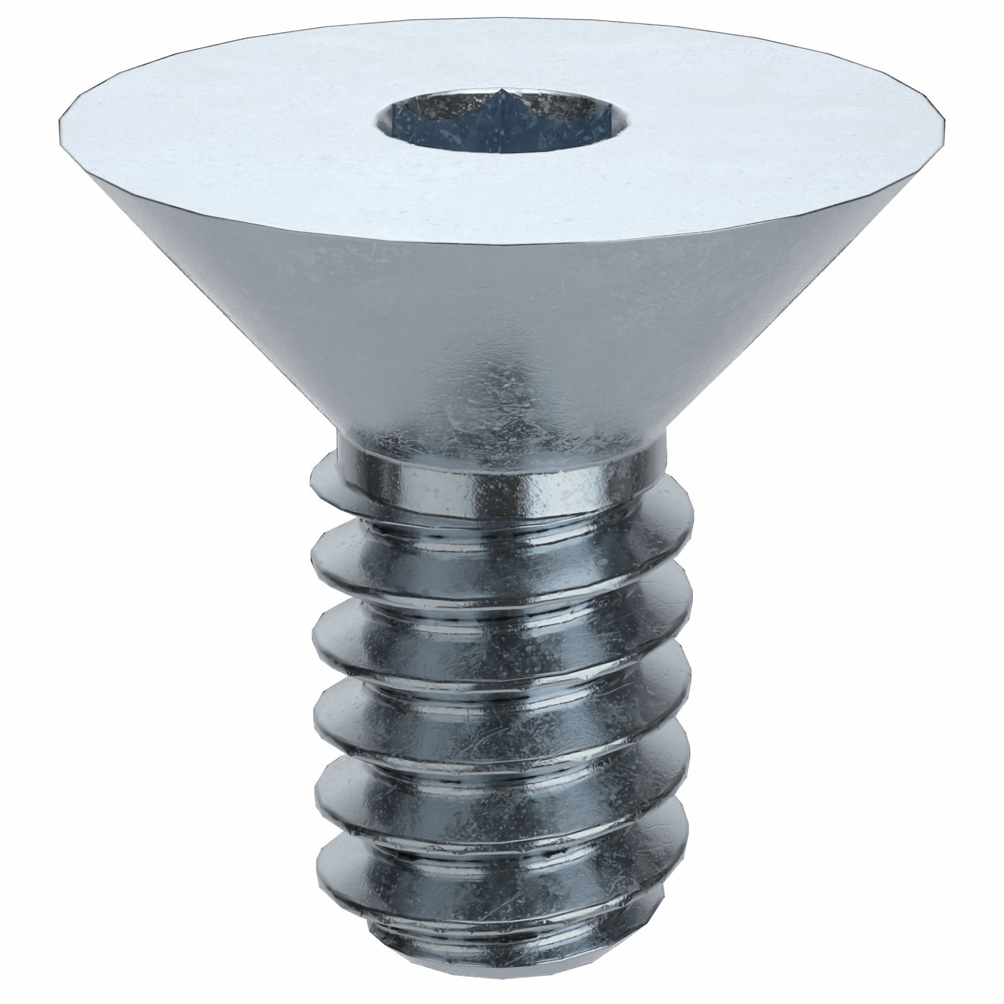 #4-40 Thread Size, 1/4 in Lg, Socket Flat Head Screw - 42JK08|B07415 ...