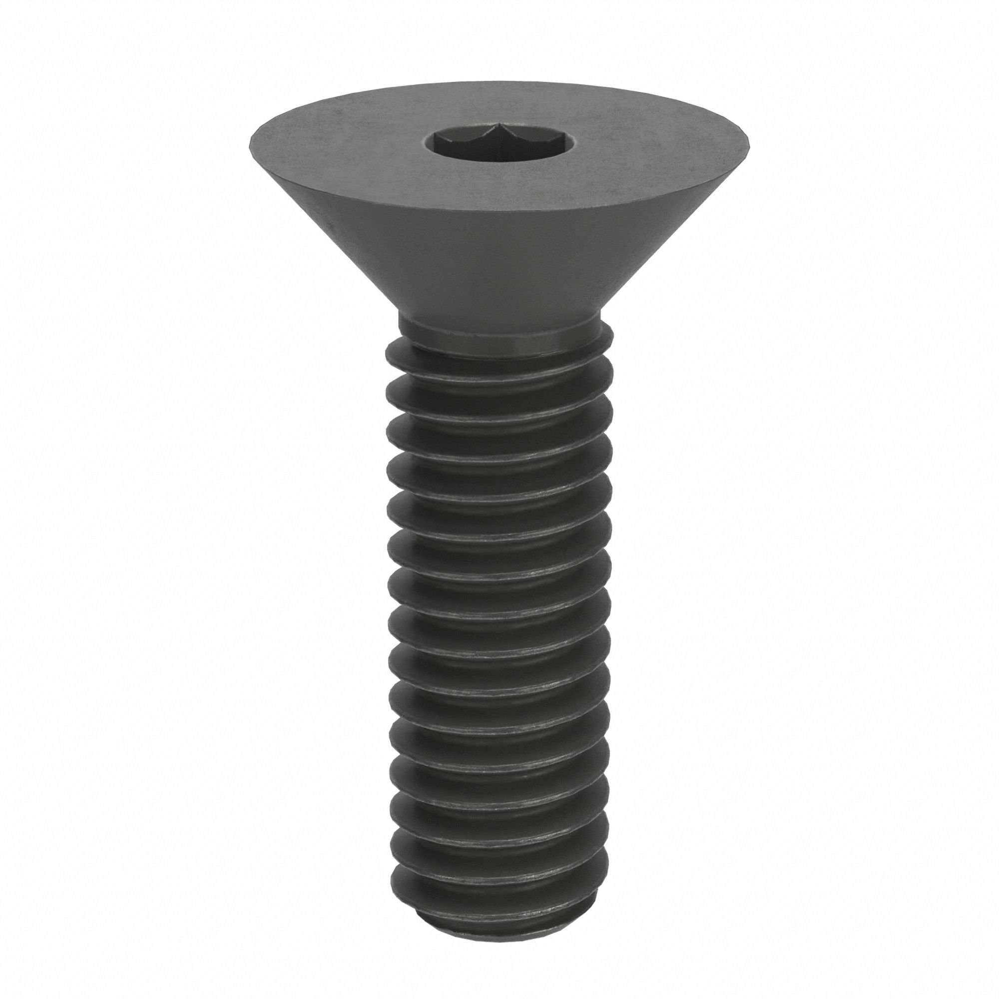 #6-40 Thread Size, 1/2 in Lg, Socket Flat Head Screw - 42JK90|B07566 ...
