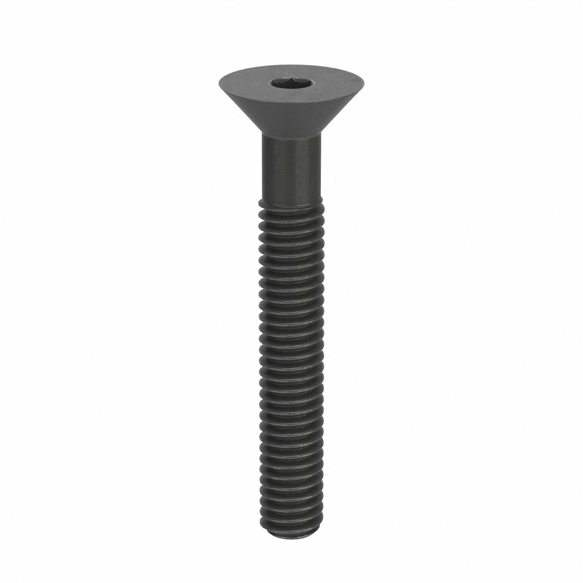 #6-40 Thread Size, 1 in Lg, Socket Flat Head Screw - 42JK93|B07566.013. ...