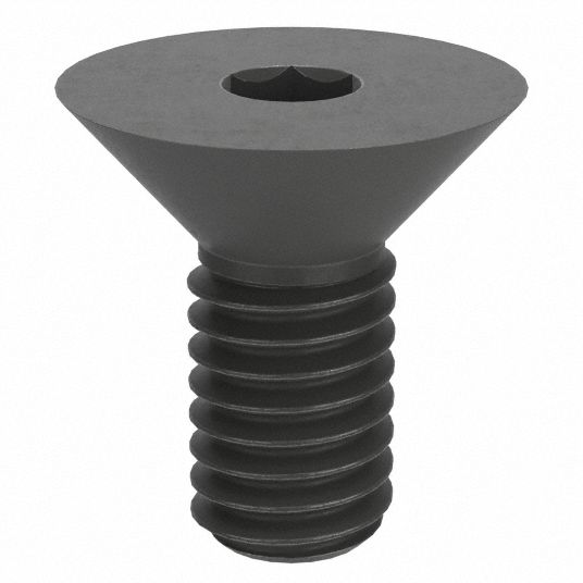 #8-36 Thread Size, 3/8 in Lg, Socket Flat Head Screw - 42JK94|B07566 ...