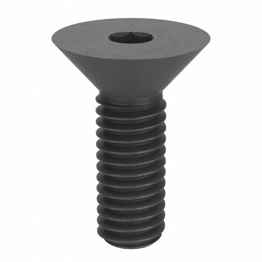 #8-36 Thread Size, 1/2 in Lg, Socket Flat Head Screw - 42JK95|B07566 ...
