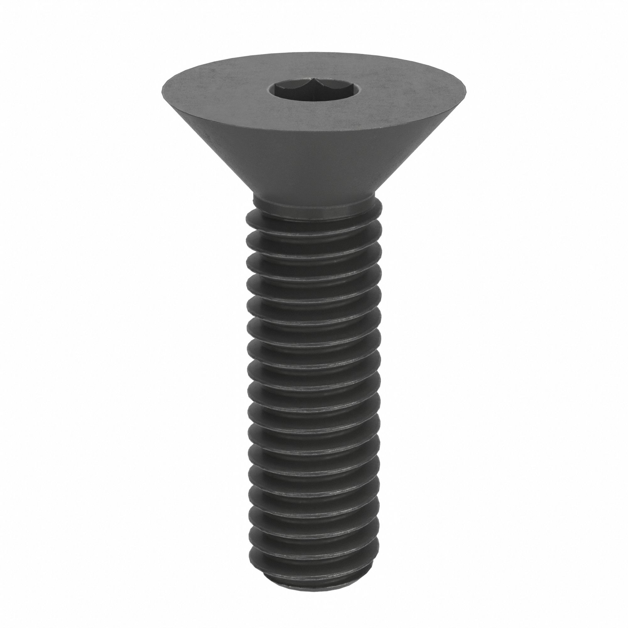 #8-36 Thread Size, 5/8 in Lg, Socket Flat Head Screw - 42JK96|B07566 ...