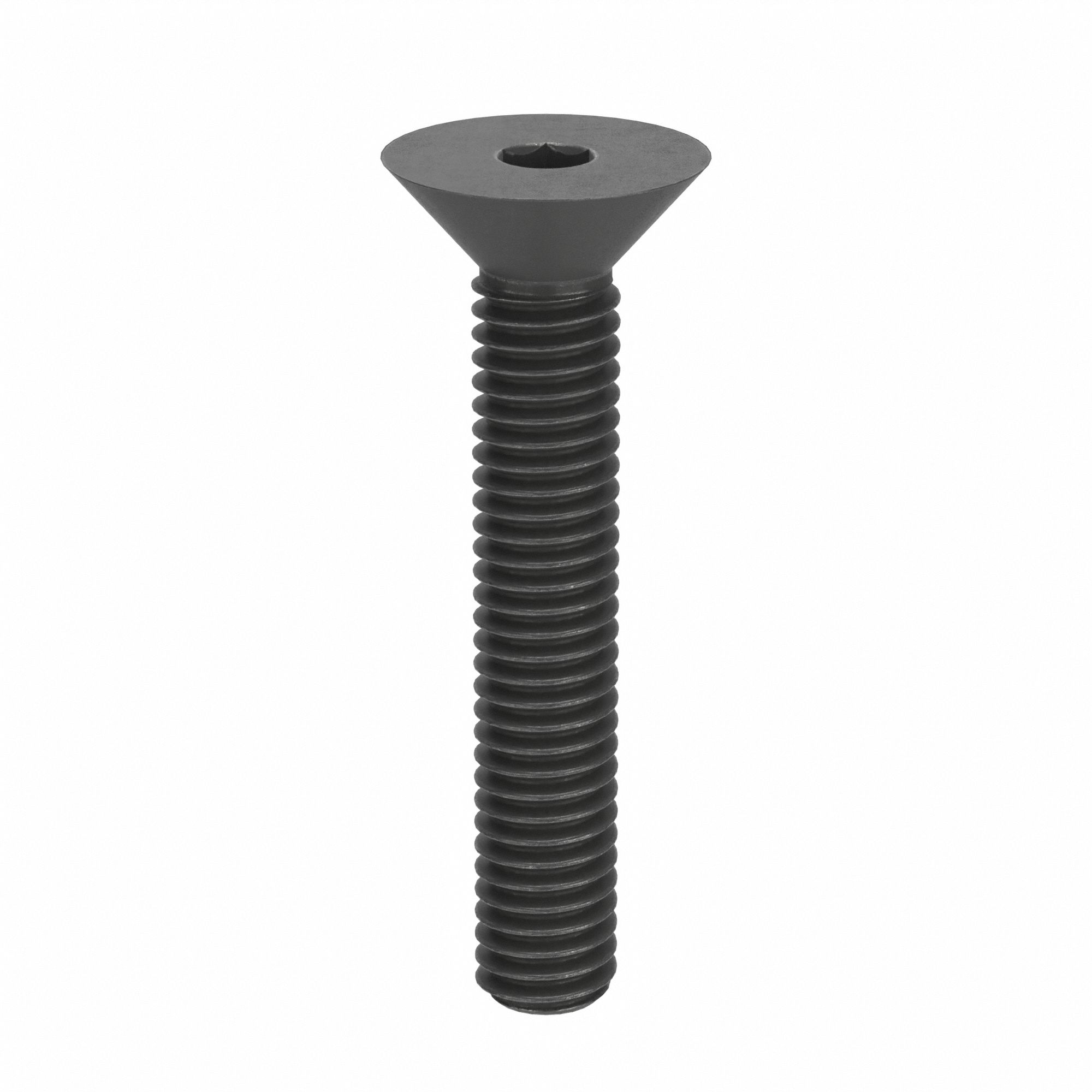 #8-36 Thread Size, 1 in Lg, Socket Flat Head Screw - 42JK98|B07566.016. ...