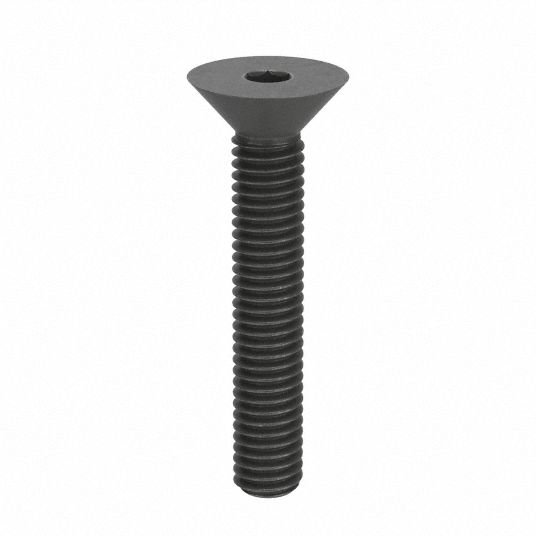 #8-36 Thread Size, 1 in Lg, Socket Flat Head Screw - 42JK98|B07566.016. ...