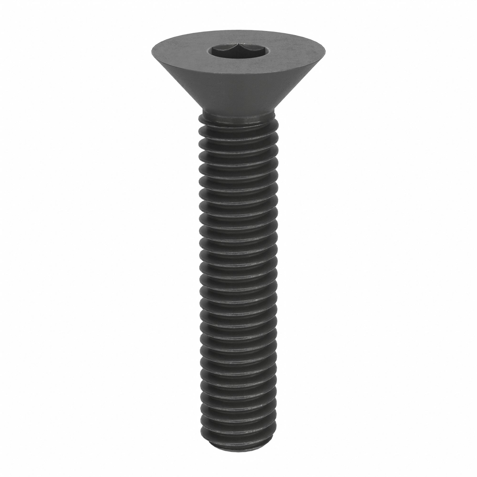 #10-32 Thread Size, 1 in Lg, Socket Flat Head Screw - 42JL08|B07566.019 ...