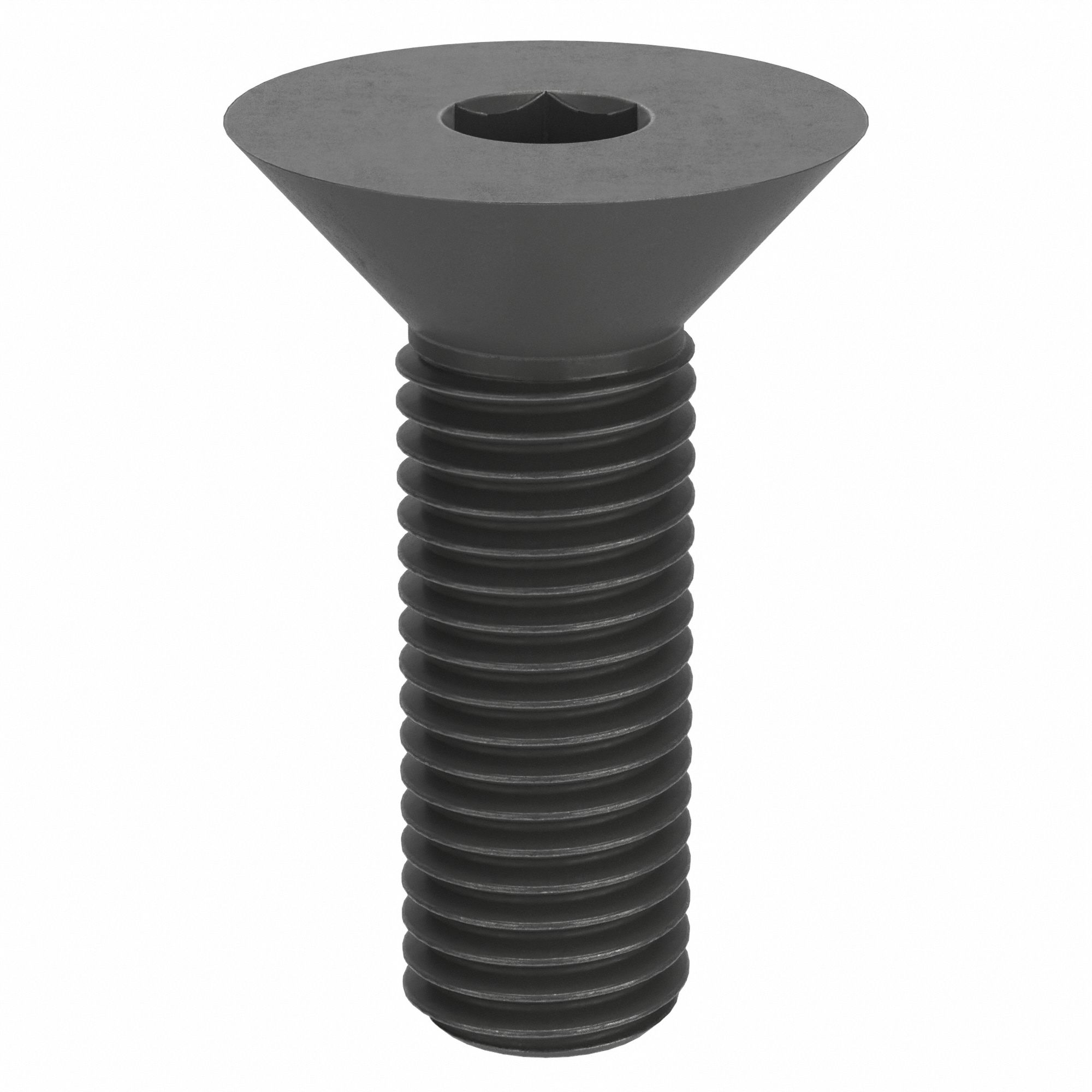 5/16"-24 Thread Size, 1 in Lg, Socket Flat Head Screw - 42JL36|B07566 ...