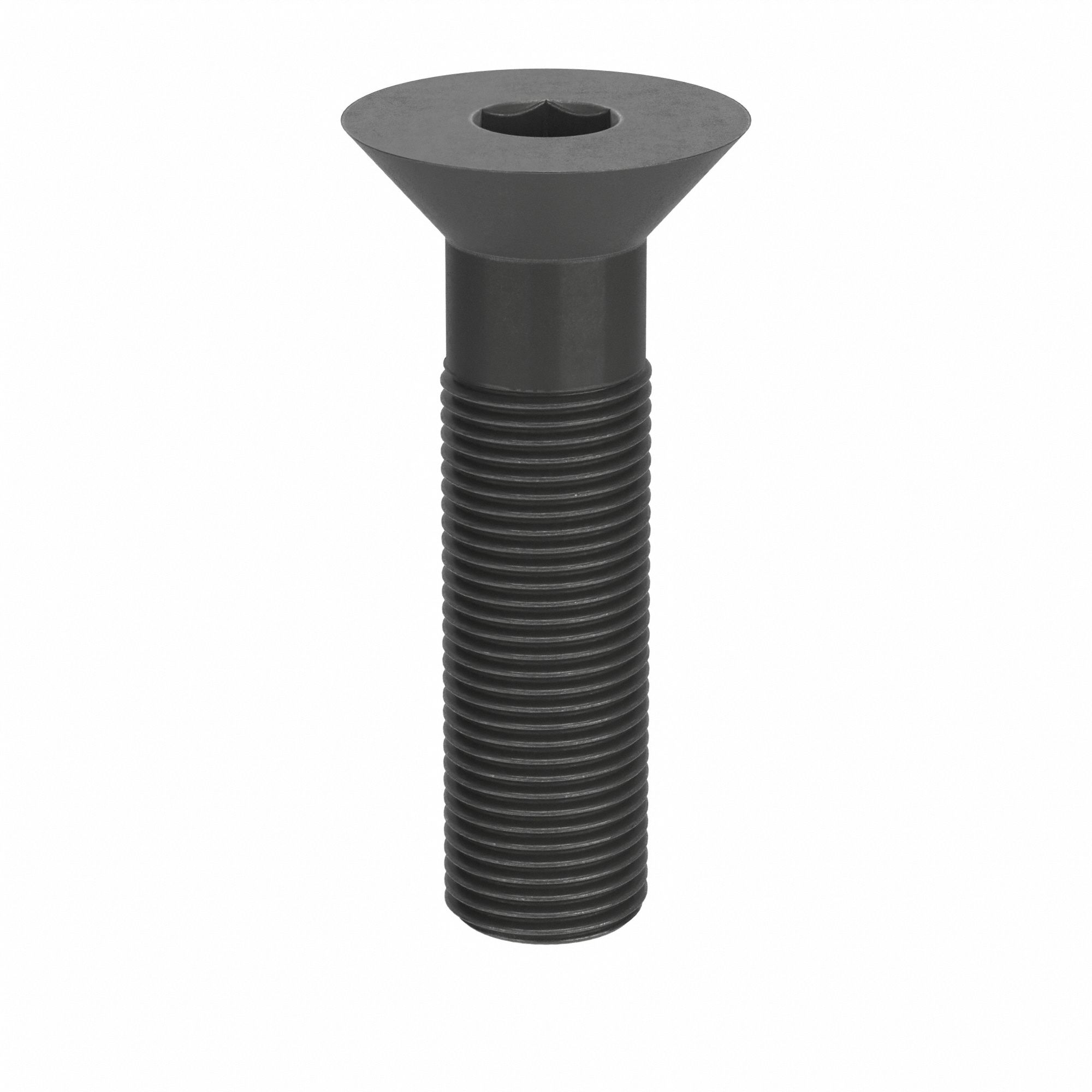 5 8 18 Thread Size 2 1 2 In Lg Socket Flat Head Screw 42JL85
