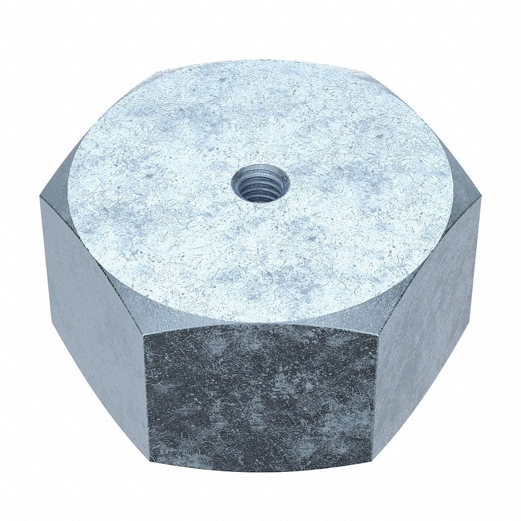 Std Hex, 1 1/2"-6 Thread, Hex Nut - 42JM11|B08100.150.0001 - Grainger