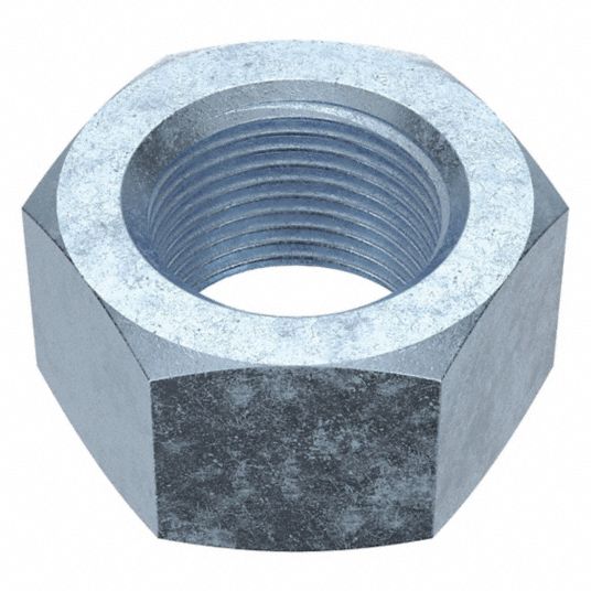 Std Hex, 1"-14 Thread, Hex Nut - 42JM34|B08160.100.0003 - Grainger