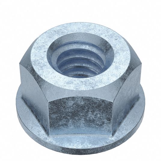 Top Lock Distorted Thread, 1/4"-20 Thread Size, Lock Nut - 42JR17 ...