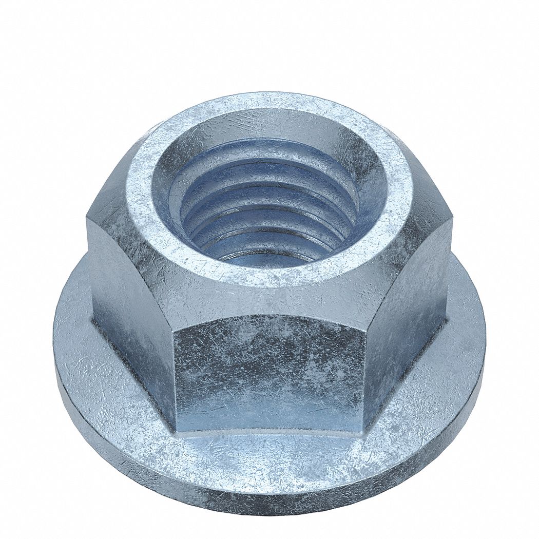 Top Lock Distorted Thread, 1/2"-13 Thread Size, Lock Nut - 42JR21 ...