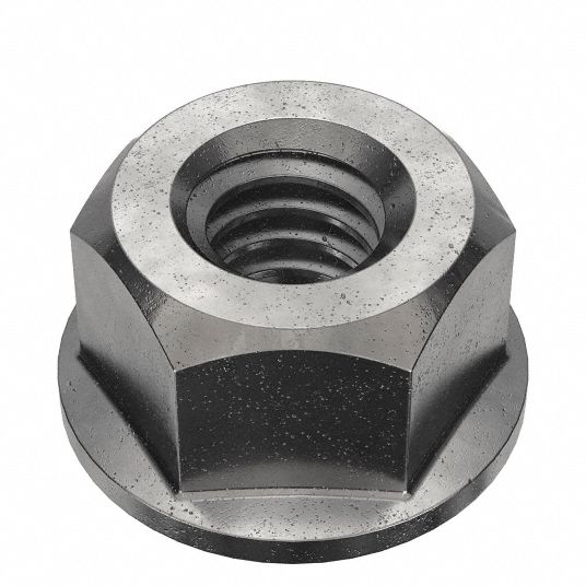 Top Lock Distorted Thread, 1/4"-20 Thread Size, Lock Nut - 42JR26 ...