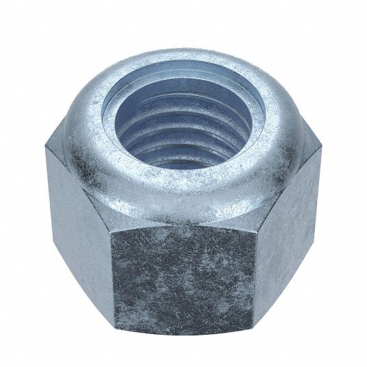 Nylon Insert, 5/8"-11 Thread Size, Lock Nut - 42JR48|B12300.062.0001 ...