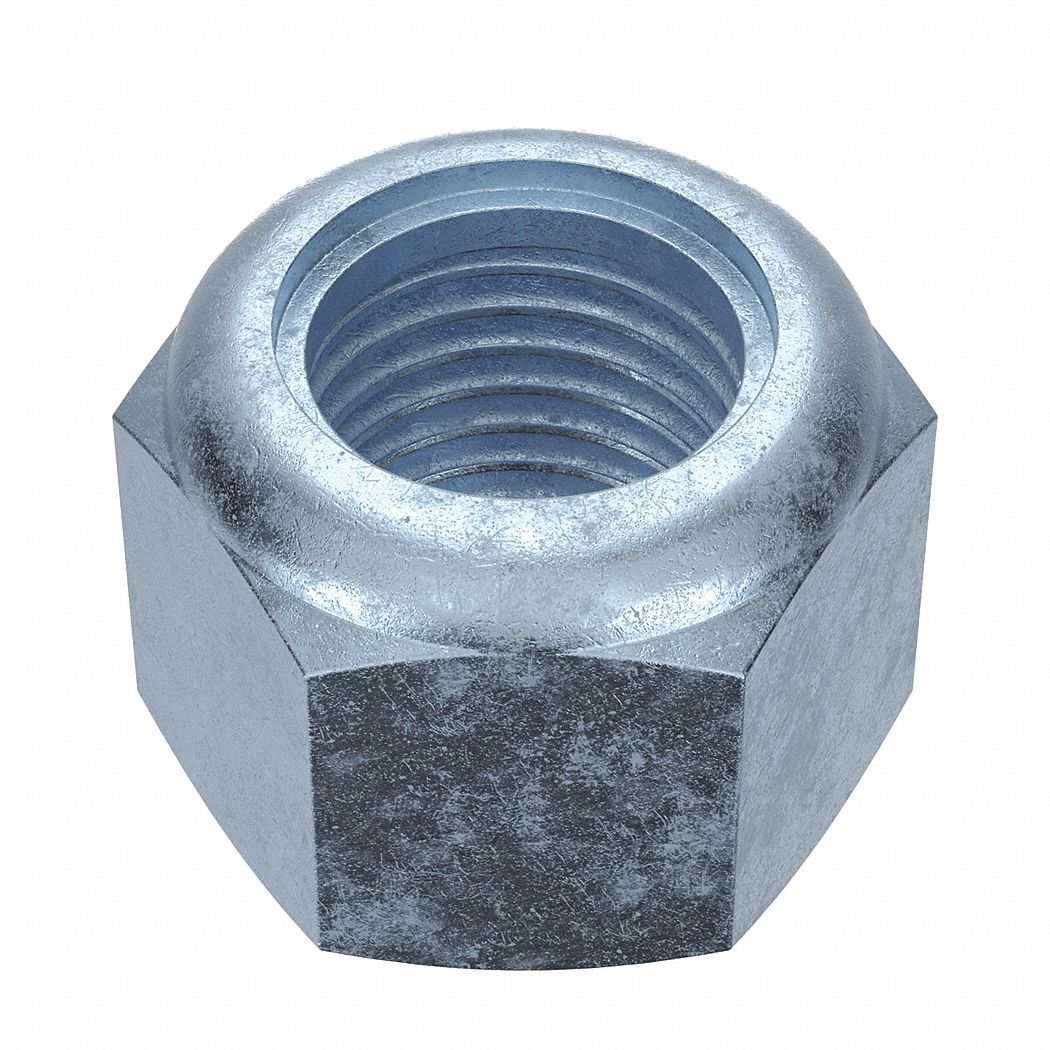 Nylon Insert, Std Hex, Lock Nut - 42JR53|B12300.125.0001 - Grainger