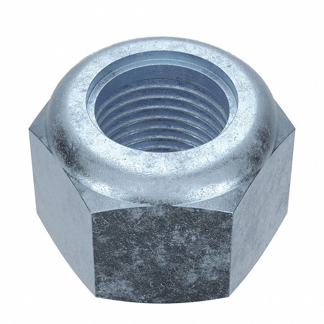 Nylon Insert, Std Hex, Lock Nut - 42JR61|B12320.056.0002 - Grainger