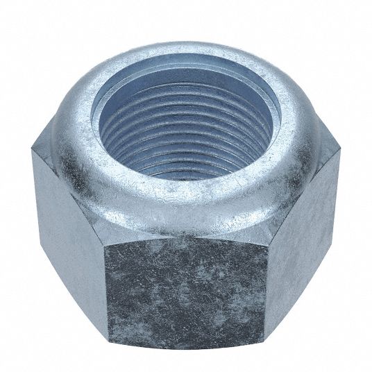 Nylon Insert, 1 1/8"-12 Thread Size, Lock Nut - 42JR65|B12320.112.0002 ...