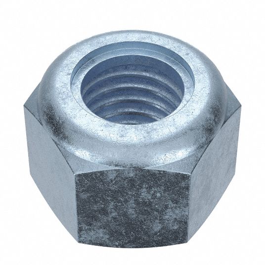 Nylon Insert, Std Hex, Lock Nut - 42JR73|B12348.056.0001 - Grainger