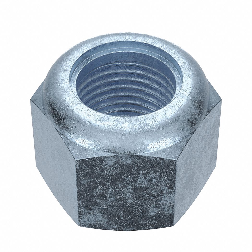 Nylon Insert, Std Hex, Lock Nut - 42JR82|B12353.050.0002 - Grainger