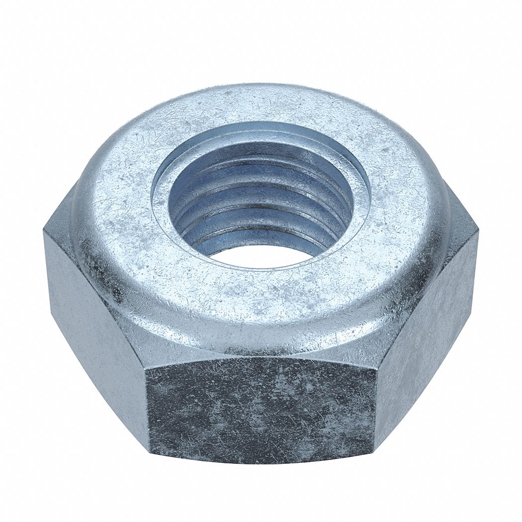 Nylon Insert, Jam Hex, Lock Nut - 42JR98|B12381.025.0002 - Grainger