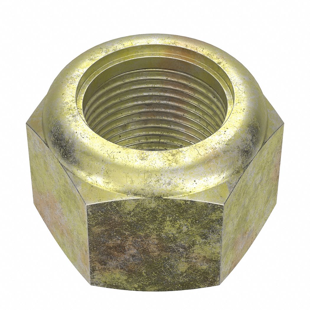 Nylon Insert, 1 1/8"-12 Thread Size, Lock Nut - 42JT42|B12422.112.0002 ...