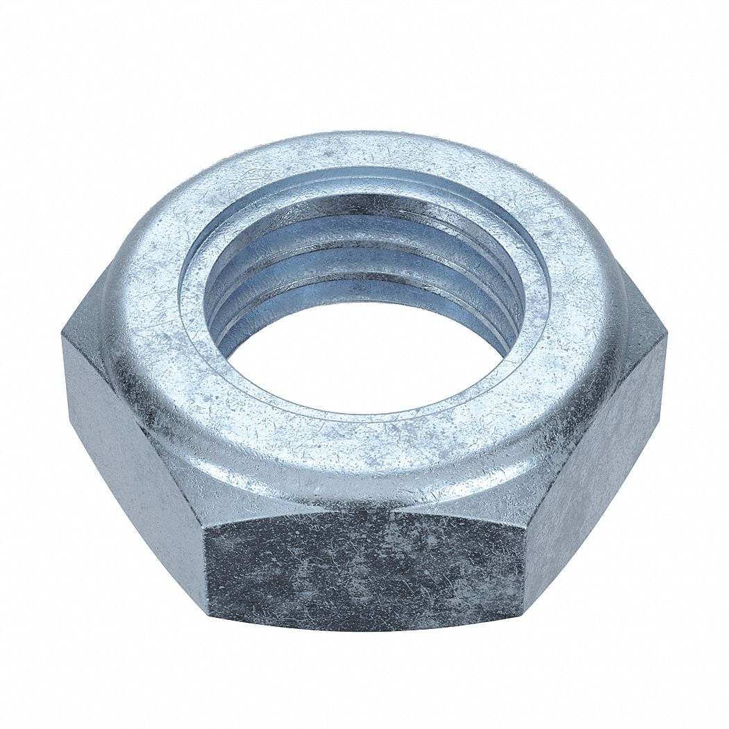 Nylon Insert, Jam Hex, Lock Nut - 42JT59|B12423.100.0001 - Grainger