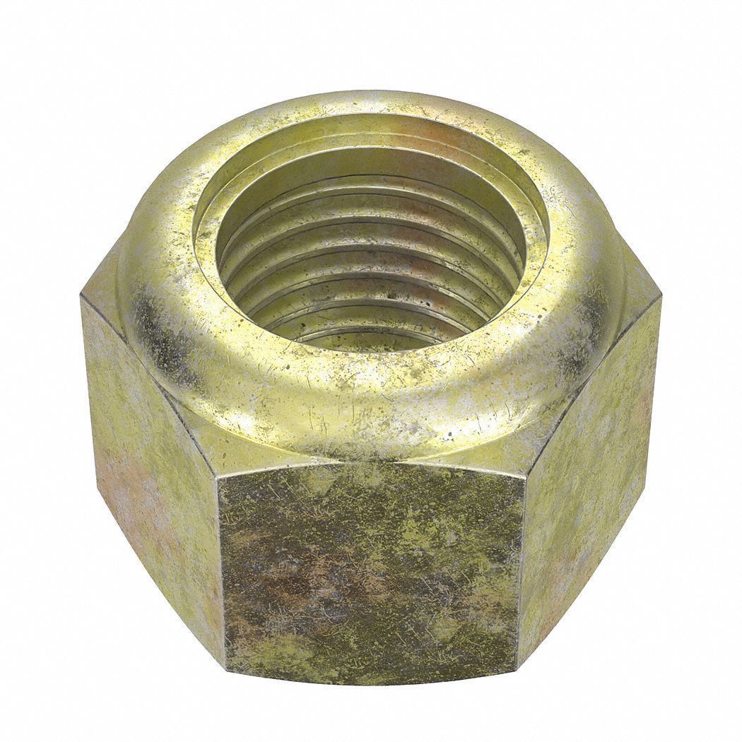 Nylon Insert, Std Hex, Lock Nut - 42JT71|B12450.125.0001 - Grainger