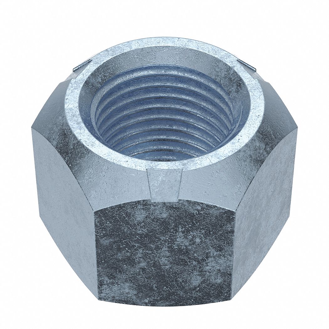 Top Lock Distorted Thread, 1/2"-20 Thread Size, Lock Nut - 42JU40 ...