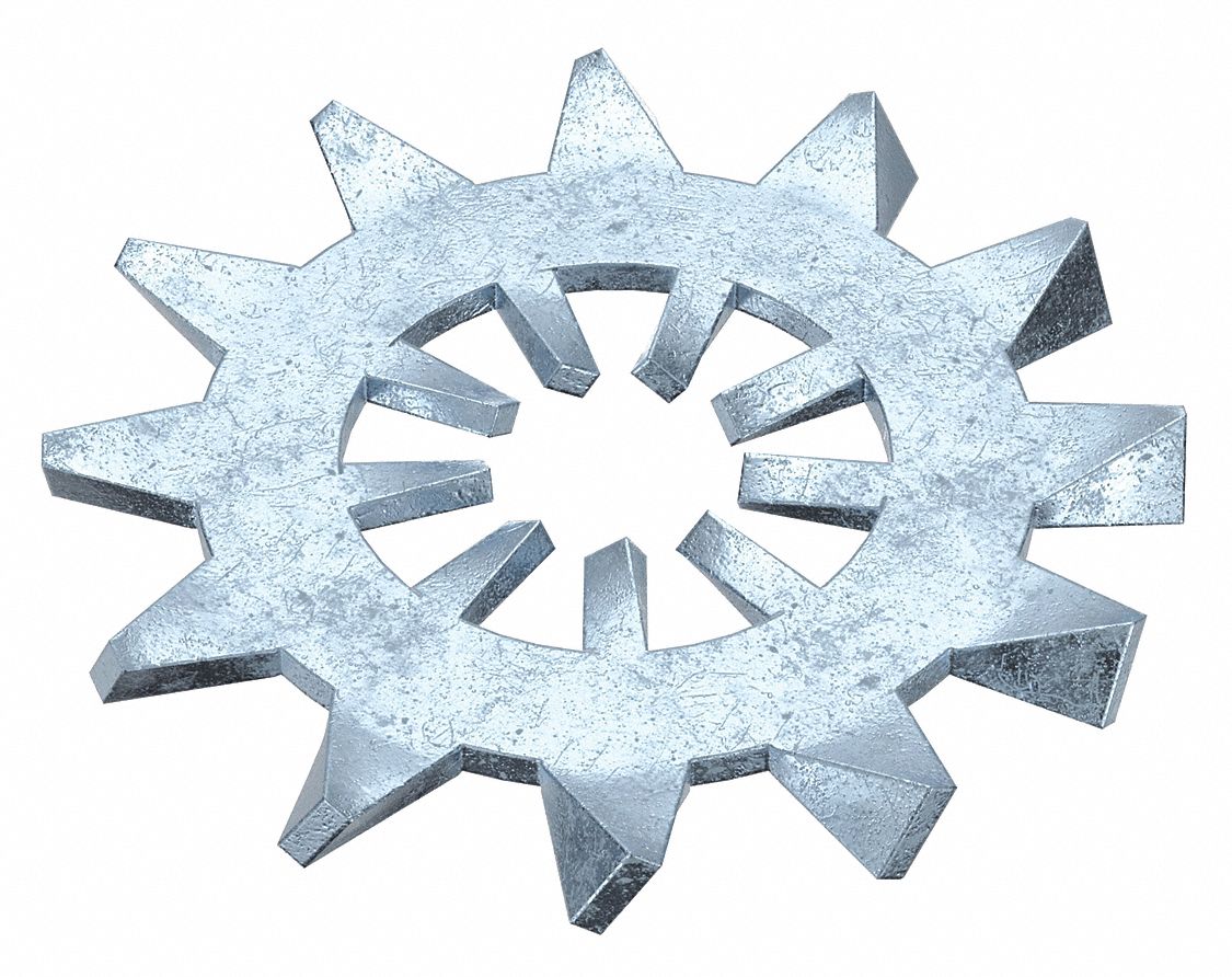 For Screw Size #4, Internal and External Tooth Lock, Lock Washer ...