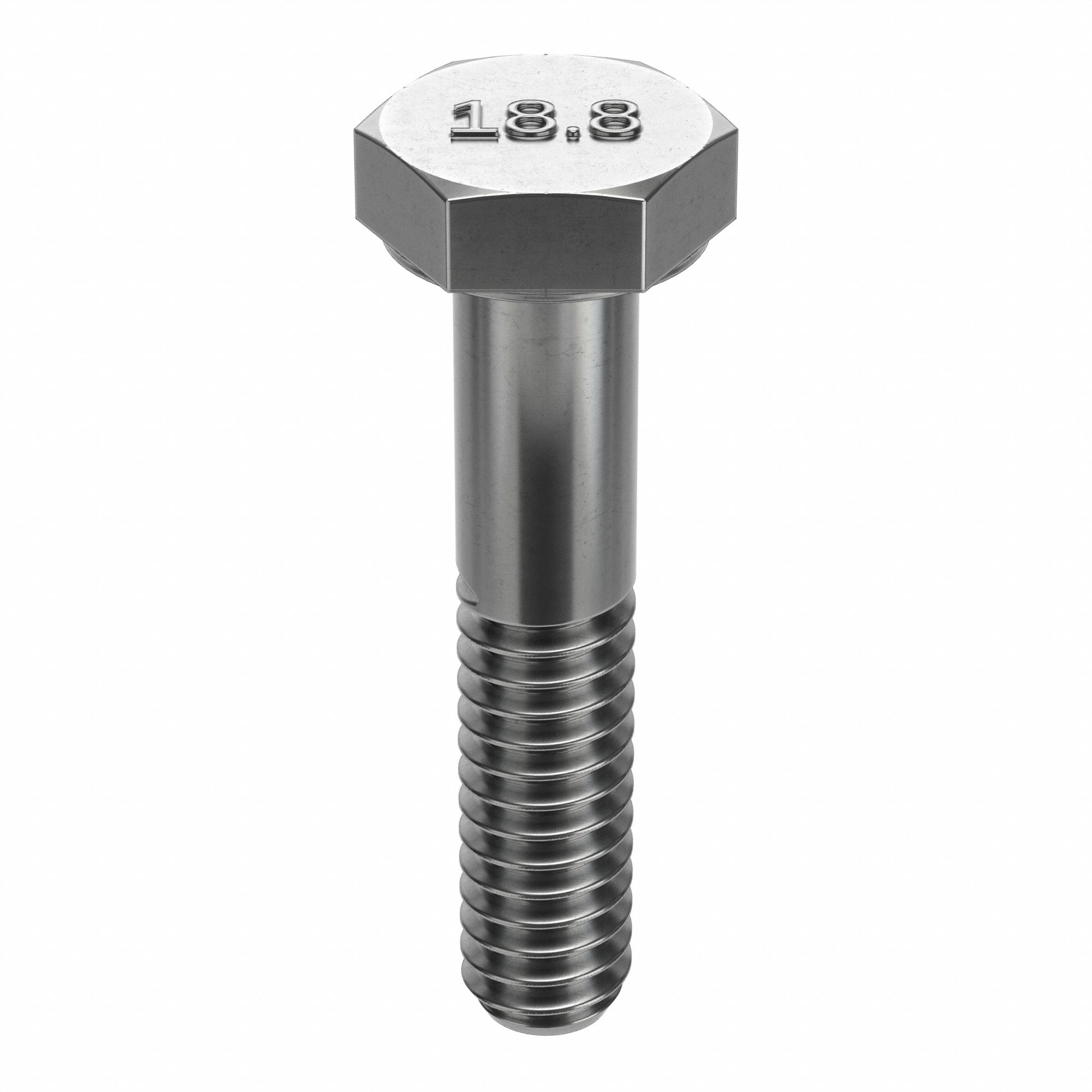 APPROVED VENDOR Tornillo Cabeza de Dado Hexagonal 1/2"-13 18-8 (304) Longitud de 2", Acabado Sin ...