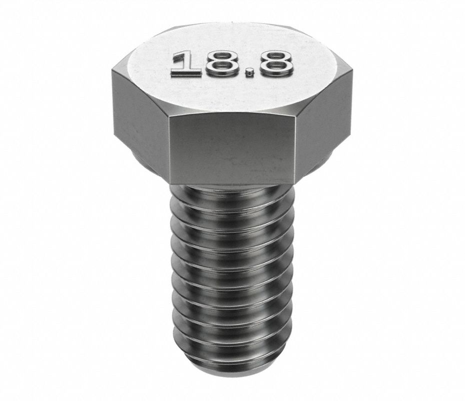 APPROVED VENDOR Tornillo Cabeza de Dado Hexagonal 1/4"-20 18-8 (304) Longitud de 1/2", Acabado ...