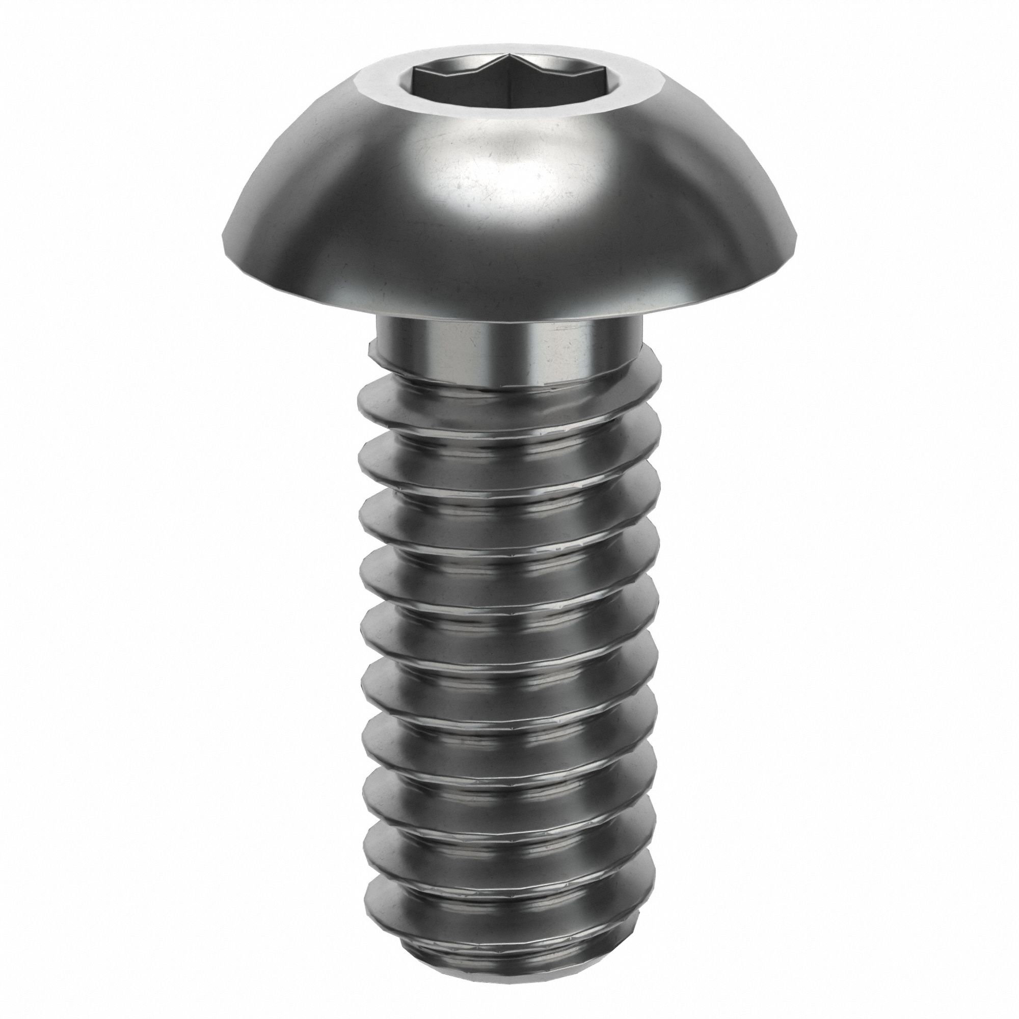 #5-40 Thread Size, 5/16 in Lg, Socket Head Cap Screw - 42KD12|B51030 ...