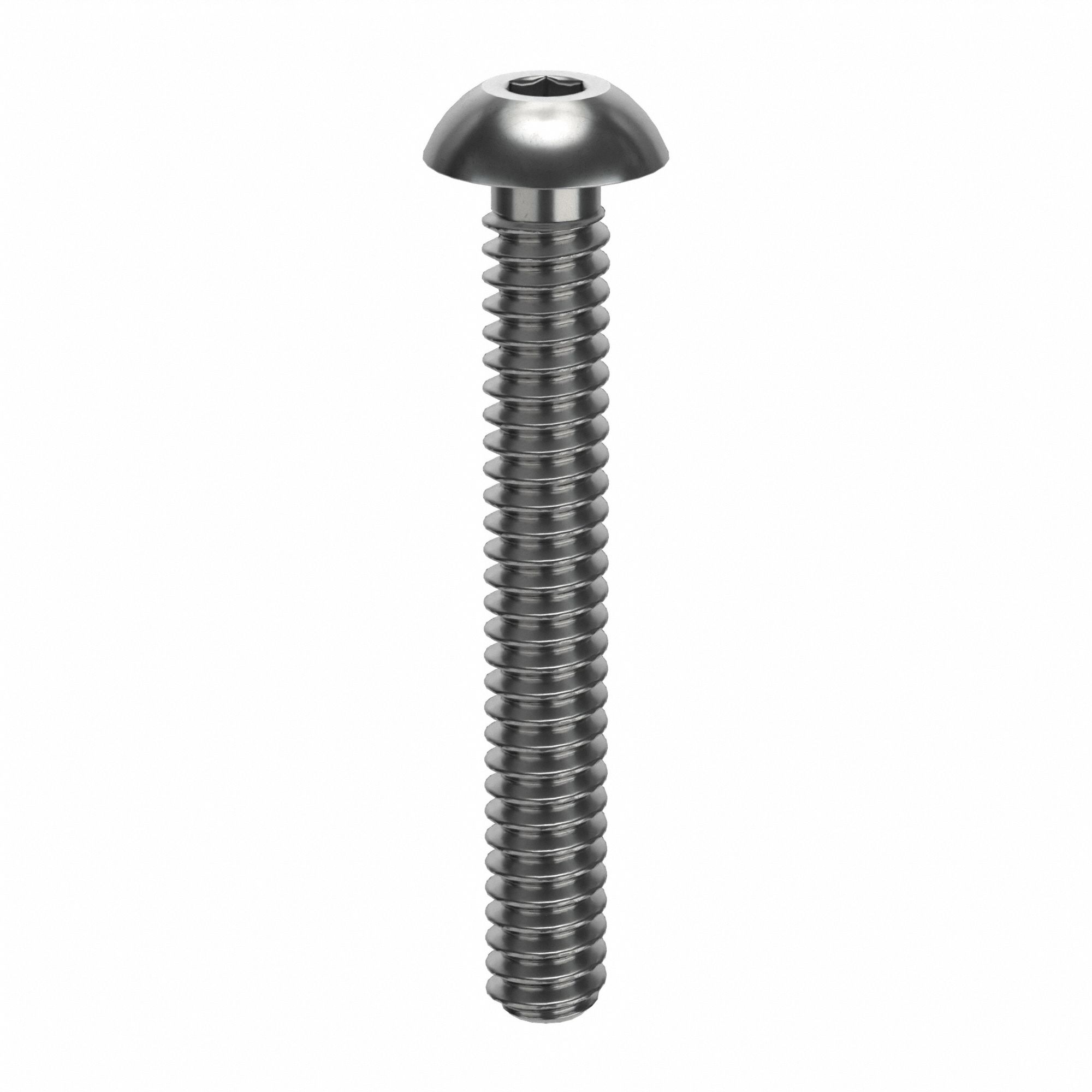 #6-32 Thread Size, 1 in Lg, Socket Head Cap Screw - 42KD27|B51030.013. ...