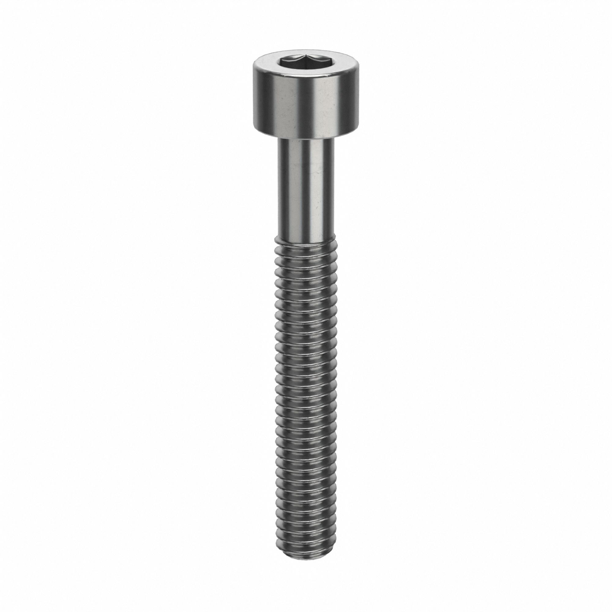 #6-40 Thread Size, 1 in Lg, Socket Head Cap Screw - 42KE50|B51041.013. ...