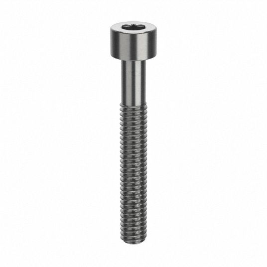 #6-40 Thread Size, 1 in Lg, Socket Head Cap Screw - 42KE50|B51041.013. ...