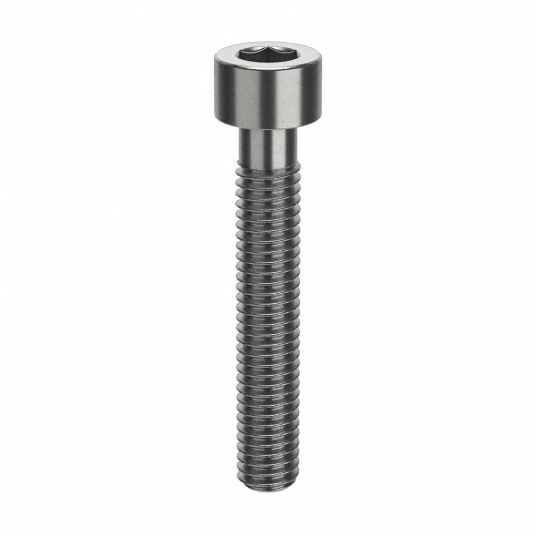 #8-36 Thread Size, 1 in Lg, Socket Head Cap Screw - 42KE58|B51041.016. ...