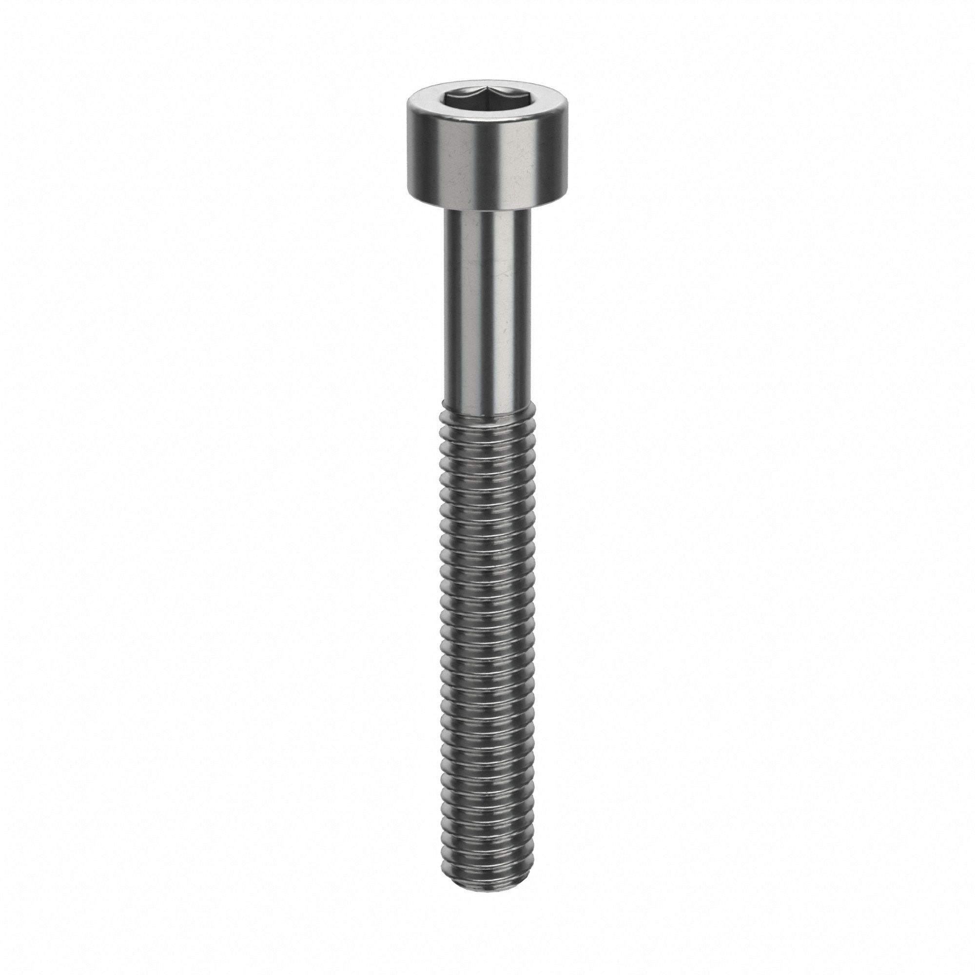 #8-36 Thread Size, 1 1/4 in Lg, Socket Head Cap Screw - 42KE59|B51041 ...