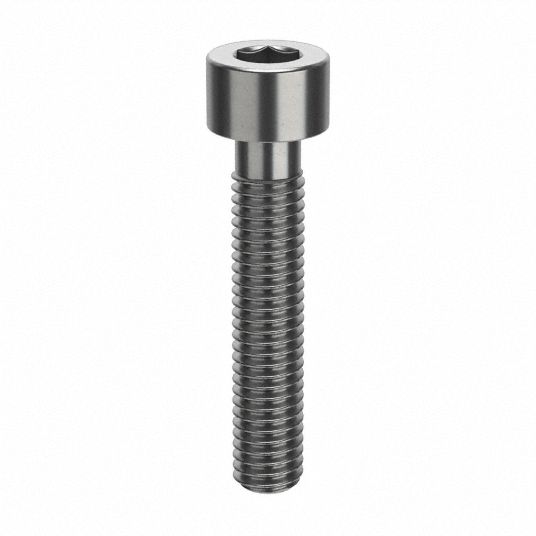 #10-32 Thread Size, 1 in Lg, Socket Head Cap Screw - 42KE69|B51041.019. ...