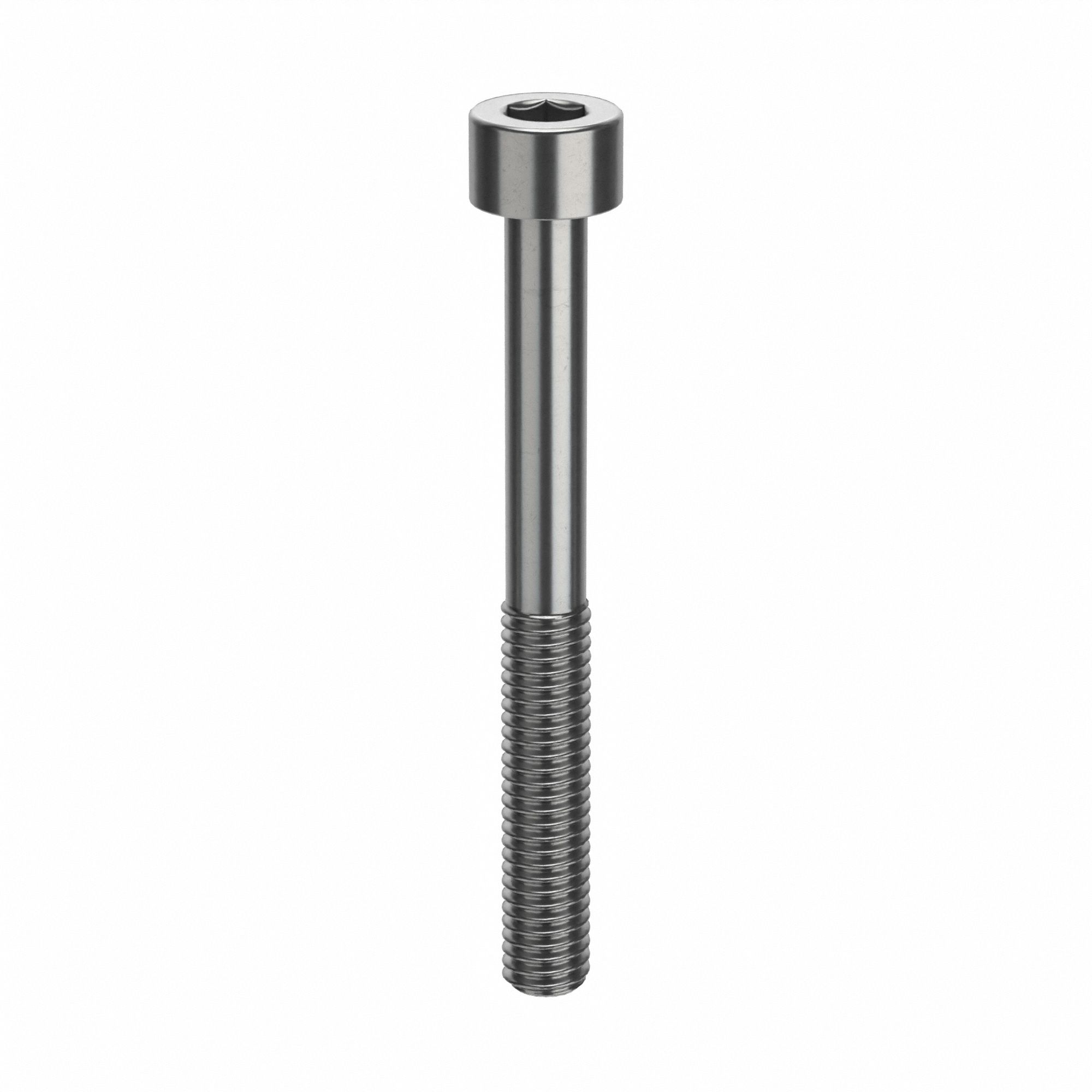 #10-32 Thread Size, 1 3/4 in Lg, Socket Head Cap Screw - 42KE74|B51041 ...