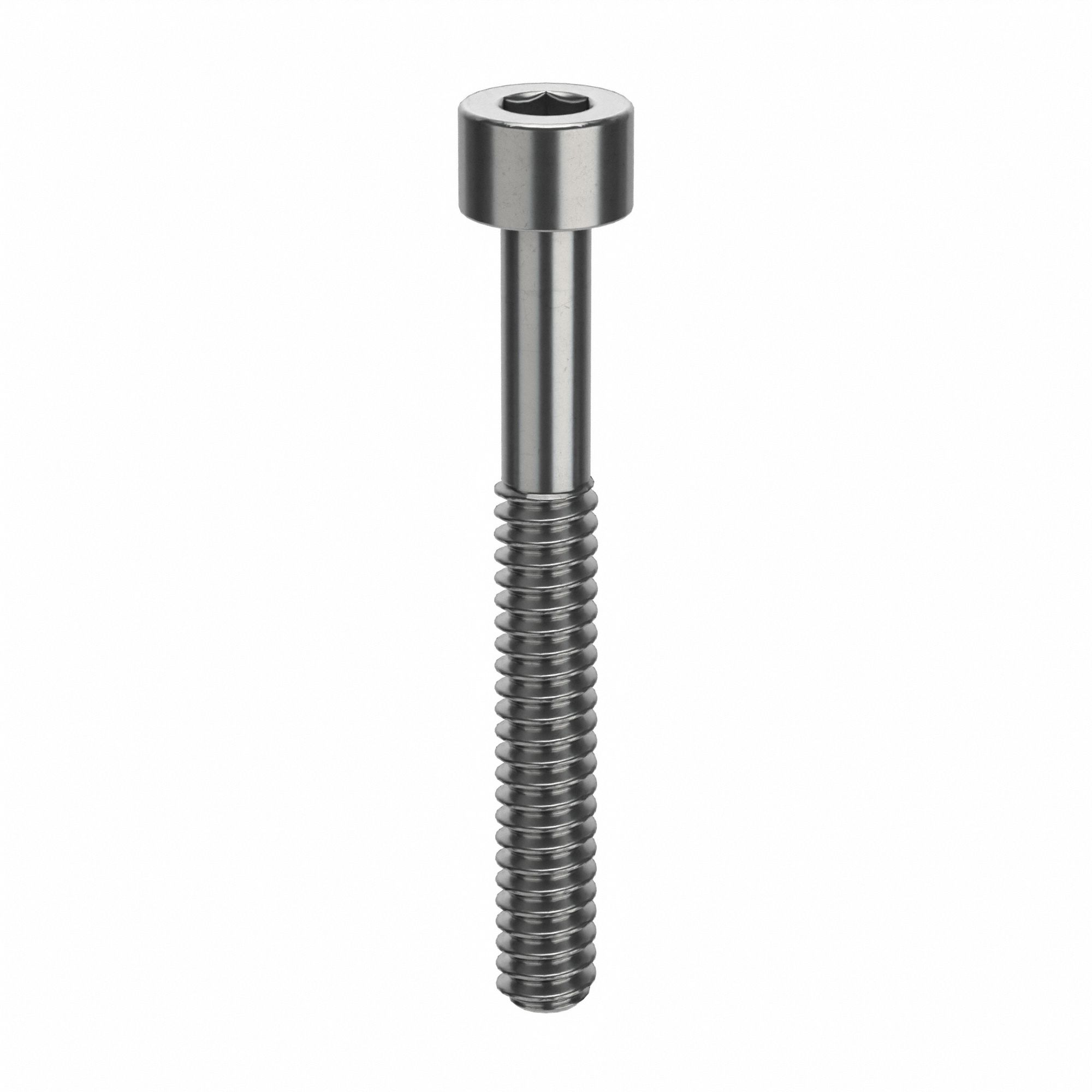 #6-32 Thread Size, 1 1/8 in Lg, Socket Head Cap Screw - 42KG27|B51050 ...