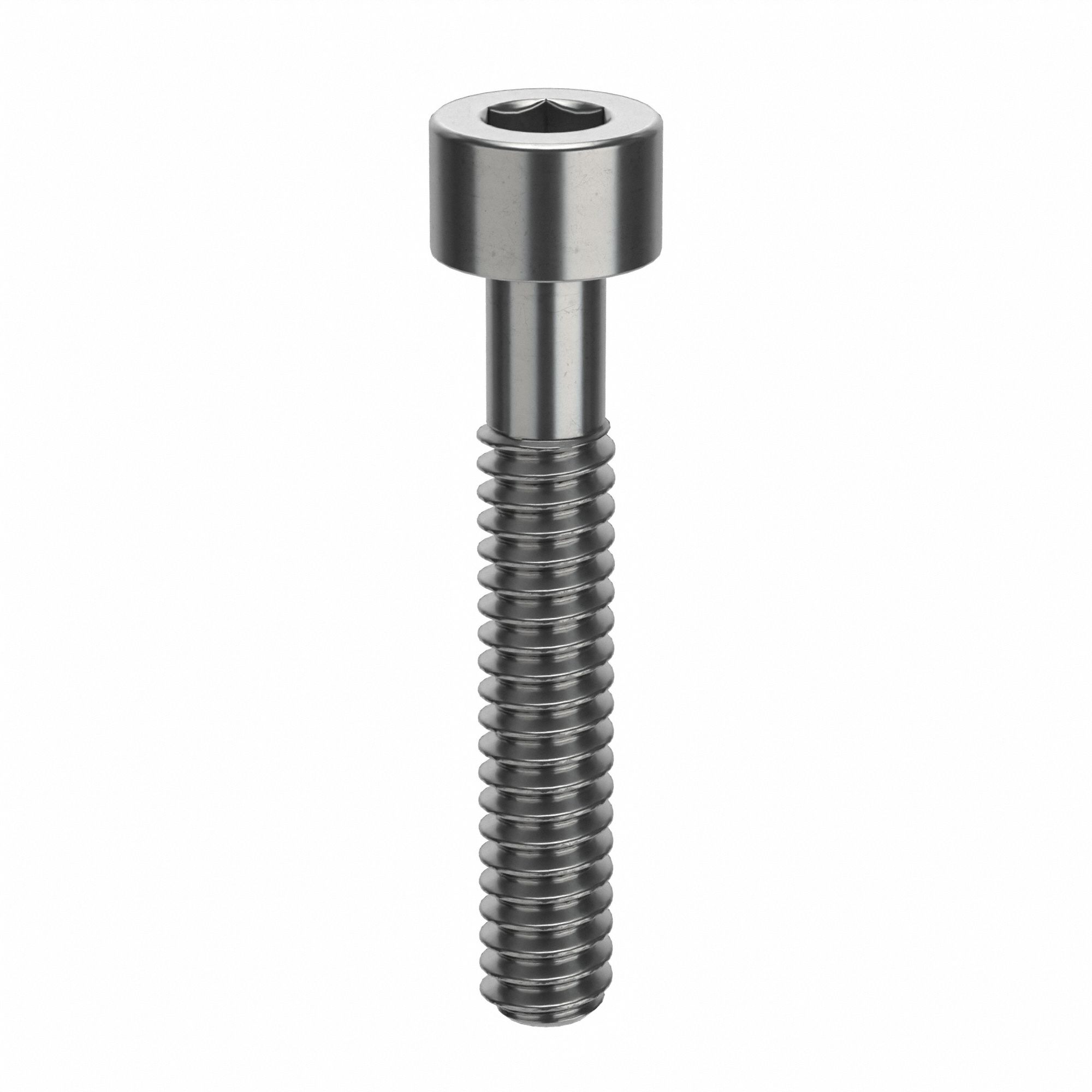 #10-24 Thread Size, 1 1/8 in Lg, Socket Head Cap Screw - 42KG64|B51050 ...