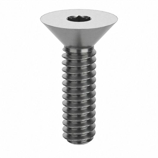 #3-48 Thread Size, 3/8 in Lg, Socket Flat Head Screw - 42KJ51|B51060 ...